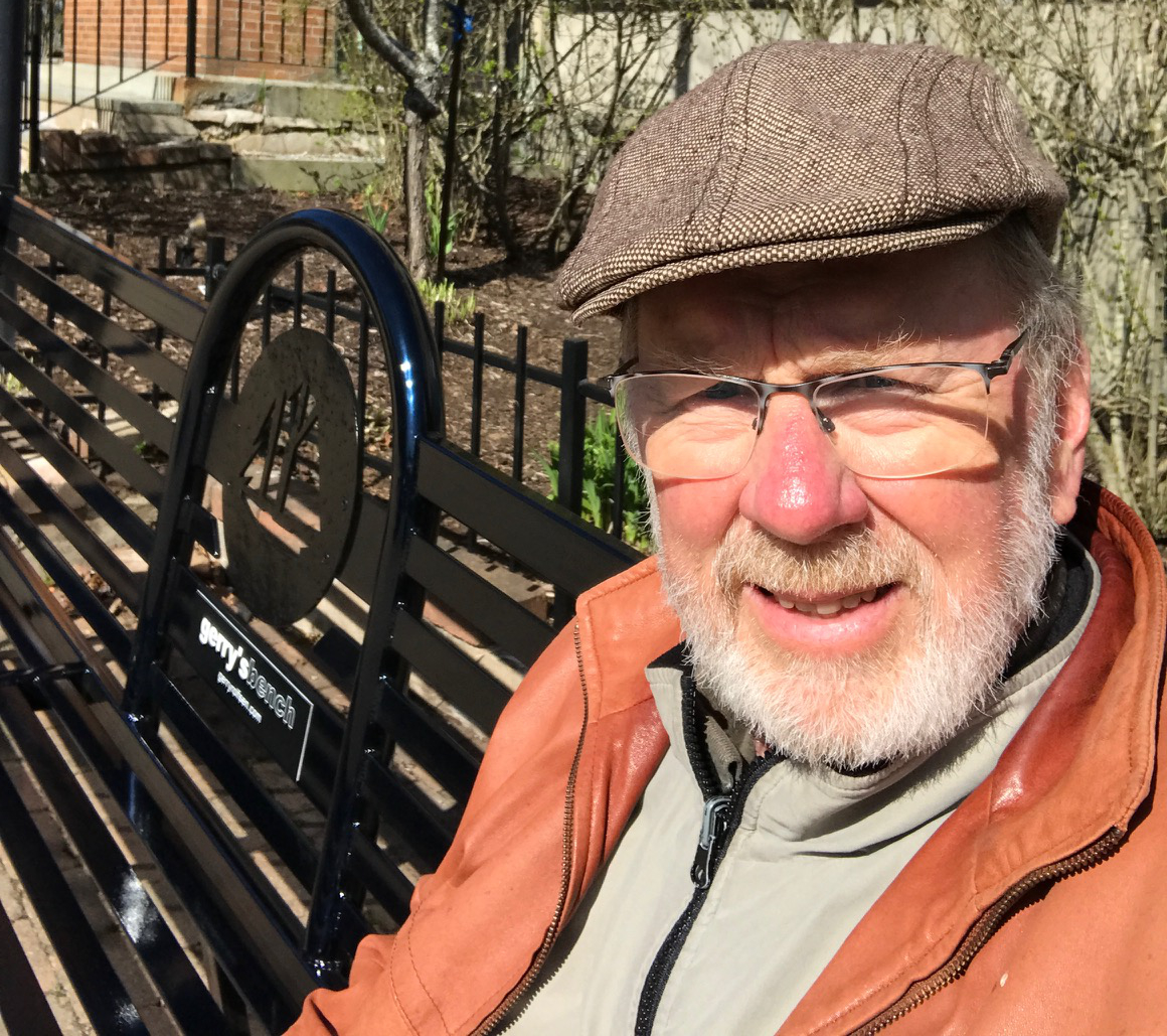 selfies on the bench - Gerry Rolfsen